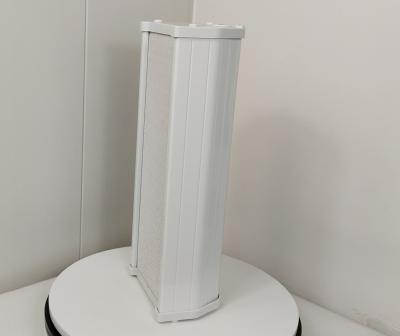 중국 방수 칼럼 PA 시스템 스피커 20W 4인치 우퍼 2개 1인치 트위터 판매용