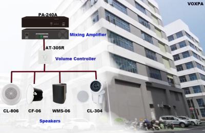 China 80*80 Volume Controller 12W Rotary Volume Control Switch With Relay for sale