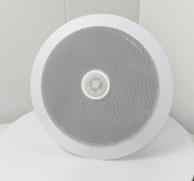 China CL-346B 6 inch ijzeren coaxiale luidspreker Wit kleuren plafond luidspreker met 100V/70V/8ohm Te koop