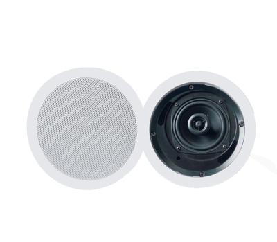 China Coaxial Flush Mount Ceiling Speaker 8 Ohm Impedance Waterproof for sale