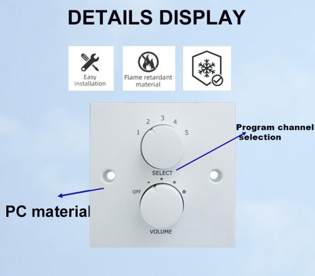 AT-530R Volume Controller side view