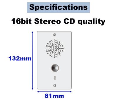 China IP55 Voice Intercom Terminal Help Point Phone With 3W Full Range Monitor Speaker for sale