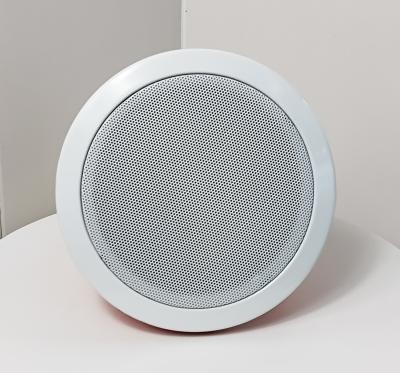 China 5" Fire Alarm Ceiling Speaker 100V 6w/3w/1.5w/0.75w Red Dome Ceiling Mounted Fire Alarm Speaker for sale