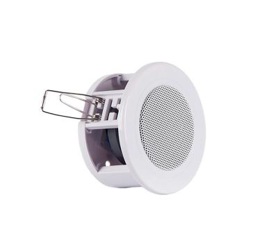 China 3 Inch 6W Ceiling Speaker OEM ODM ABS Waterproof Aluminum Grille Loudspeaker for sale