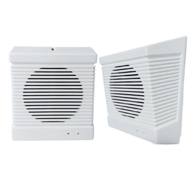 China 5-inch Wall Speaker 10W/5W Full Range Speaker with Dual Cone PA System White Color Logo Customization for sale