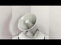 100V/70V Waterproof Light Green Color Horn Speaker Aluminium ABS Loudspeaker