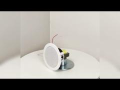 4''/5'' Office 6W Ceiling Speaker In Wall Speakers White Color