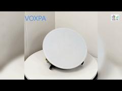 cl-716 30w 6'' abs coaxial ceiling speaker flameless metal grille for hotels
