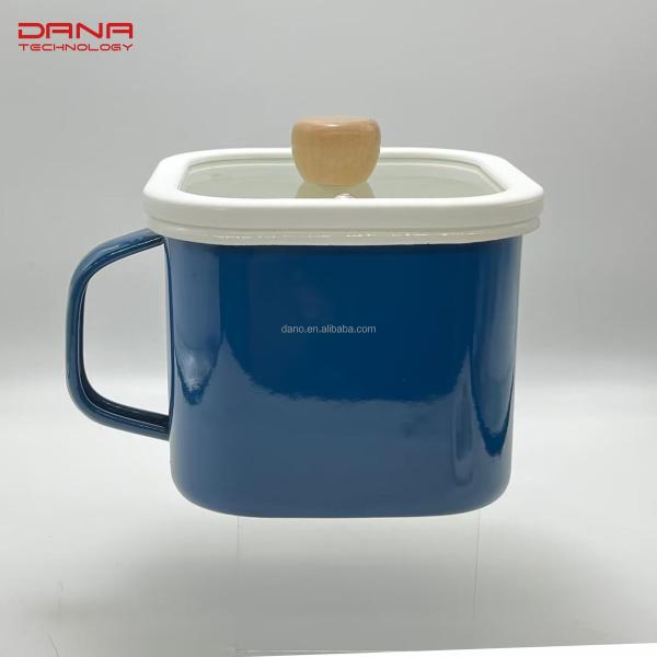 Quality Enamel Steel Classical Mini Fast Noodle Cooking Pot For Convenient Snack Making for sale