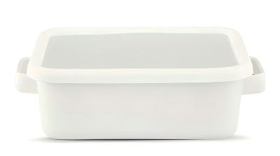 China Oven Safe Enamel Roaster Pan 2.5L Non-Stick For All Cooking for sale