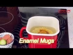 enamel coating multifunctional household cookware hot pot metal milk pot noodle small pot small coup