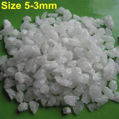 China 3-5mm white alumina oxide/white fused alumina abrasive al2o3 price for sale