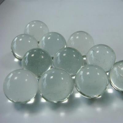 China 3-4mm Transparent glass beads for toy stuffing and reflect light road markings for sale