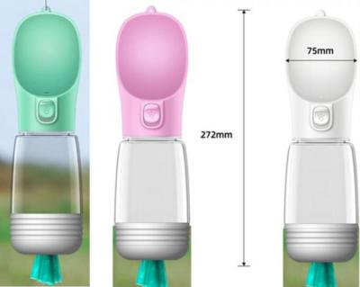Cina Bottiglia di acqua portatile a perfetta tenuta del cane del cane di Eco della bottiglia di acqua amichevole di viaggio in vendita