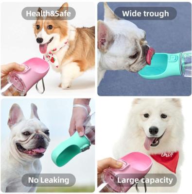 Cina Bottiglia di acqua portatile a perfetta tenuta del cane del cane di Eco della bottiglia di acqua amichevole di viaggio in vendita