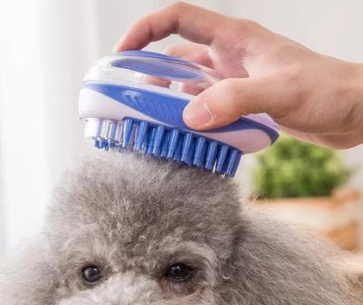 Cina Strumento di plastica della spazzola di lavaggio del cane della spazzola del lavaggio dell'animale domestico di 11*7.5*6CM in vendita