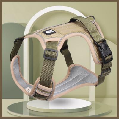 China Towing Pet Traction Rope Vest Large Dog Chest Strap Reflective Explosion Proof for sale