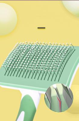 Cina Spazzola rosa Cat Hair Removal Comb automatica governare dell'animale domestico di auto pulizia del cane in vendita