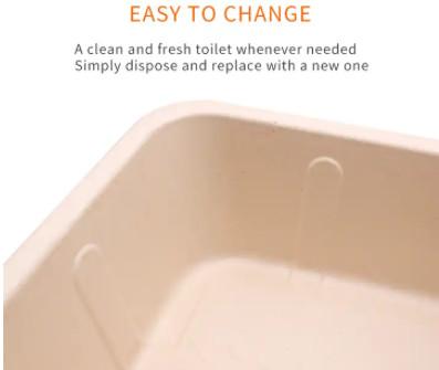 Cina Pulizia eliminabile di carta amichevole Cat Box di Eco Cat Litter Box Biodegradable Molded auto in vendita