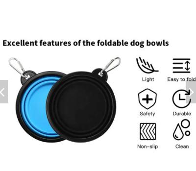 Cina Alimentatore di gomma della bevanda di viaggio della ciotola del cane del TPE dell'alimentatore di Costom della ciotola lenta del cane in vendita