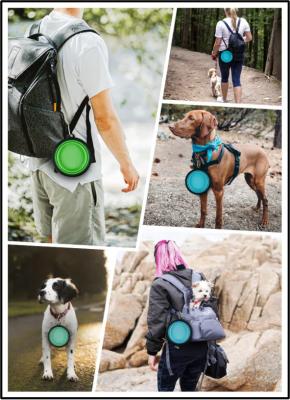Cina Alimentatore di gomma della bevanda di viaggio della ciotola del cane del TPE dell'alimentatore di Costom della ciotola lenta del cane in vendita