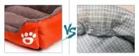 China Custom Breathable Pet Crate Bed Dog Sofa Bed Double Sided for sale