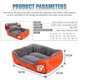 China Custom Breathable Pet Crate Bed Dog Sofa Bed Double Sided for sale