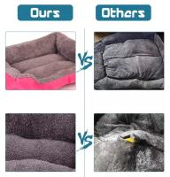 China Custom Breathable Pet Crate Bed Dog Sofa Bed Double Sided for sale