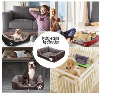 China Custom Breathable Pet Crate Bed Dog Sofa Bed Double Sided for sale