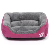 China Square Soft  Pet Crate Bed Luxury Comfortable for sale