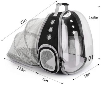 Cina Borsa di trasportatore estensibile di viaggio di Cat Carrier Backpack Capsule Pet della bolla in vendita