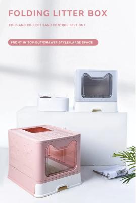 Cina Auto pulizia automatica di plastica Cat Litter astuta di Cat Toilet Box in vendita
