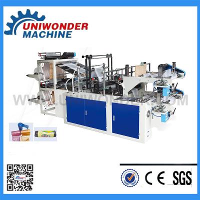 China Higher Speed Double Layers Plastic Roll-Bag Making Machine for sale