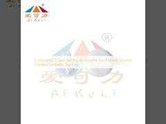 Customized T Type Awning Accessories Eco Friendly Silicone Outdoor Umbrella Top Cap