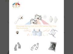 Retractable Awning Chain Arms 304 Stainless Steel Chain Pipe Accessories