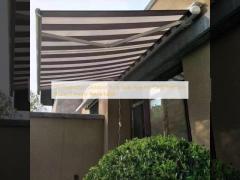 UV Protection Outdoor Sunshade Awning 10x10 Feet Sun Shade Canopy Retractable