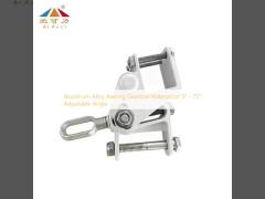 Aluminum Alloy Awning Gearbox Waterproof 5° - 75° Adjustable Angle