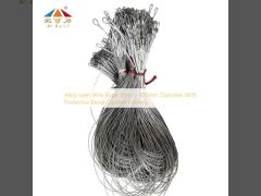 Alloy steel Wire Rope 3mm  - 300mm Diameter With Protective Bevel Custom Coating