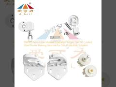 DM001 Extendable Manual Operation Acrylic Sail PU Coated Steel Frame Awning Gearbox for Sun Protection Solution