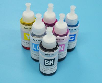 China Manufacturers 6 color Refill Ink for Epson L800 L801 Desktop Printer,Inkjet Sublimation Transfer Paper,Dark Sublimation for sale