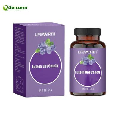 China OEM Blueberry Lutein Ester Tablets Candy Vitamin Chewable Tablets for sale