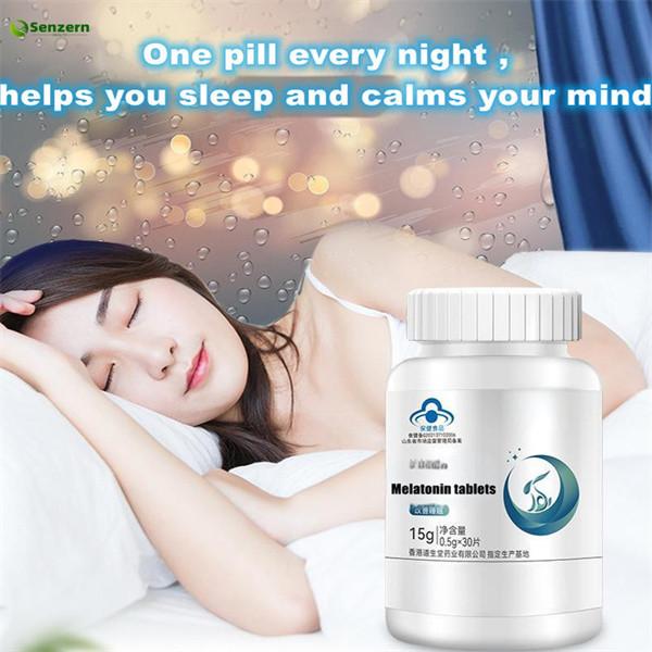 Quality Melatonin Tablets Plus Vitamin B6 Enhance The Effect And Improve Sleep for sale