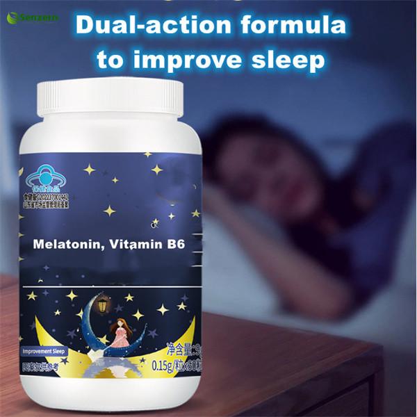 Quality Melatonin Tablets Plus Vitamin B6 Enhance The Effect And Improve Sleep for sale