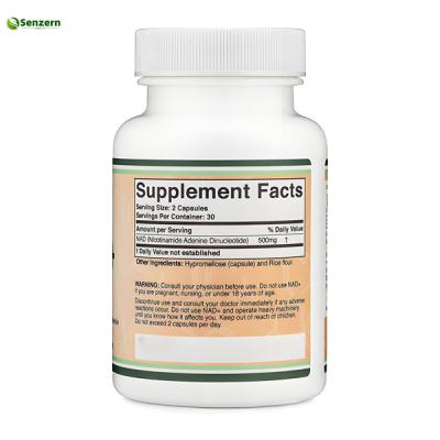 China 500mg NAD+ Nicotinamide Supplements For Maintaining Neuronal Health for sale