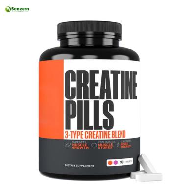 China 90pcs Creatine Monohydrate Increases Creatine Phosphate Reserves Improves Explosive Power for sale