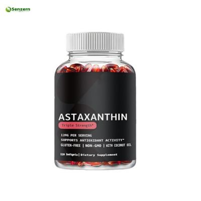 China Inhibit Melanin Production Astaxanthin Capsules Whitening Supplements OEM for sale