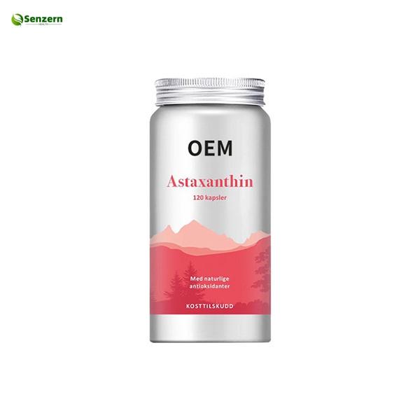 Quality Inhibit Melanin Production Astaxanthin Capsules Whitening Supplements OEM for sale