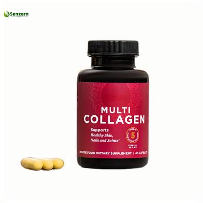 China Customized Hydrolyzed Collagen Peptides Capsules 90pcs Stimulate Chondrocyte Synthesis for sale