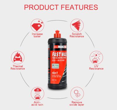 Cina 500ML 4 in 1 cera di lucidatura automatica dell'automobile del composto per rimuovono la riparazione della pittura del graffio in vendita