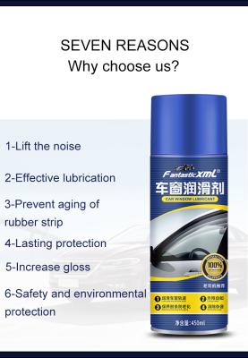 China Lubrificante elétrico de detalhe da janela do poder do carro do aerossol de Rustproofing 450ml auto à venda